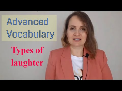 English Advanced Vocabulary | Types of laughter