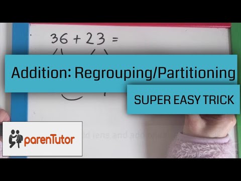 The Easiest Regrouping/ Partitioning/ Year 2 Maths Tutorial