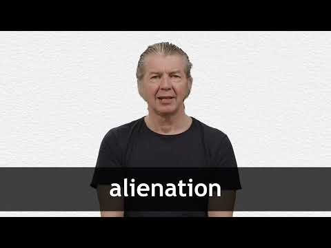 How to pronounce ALIENATION in American English