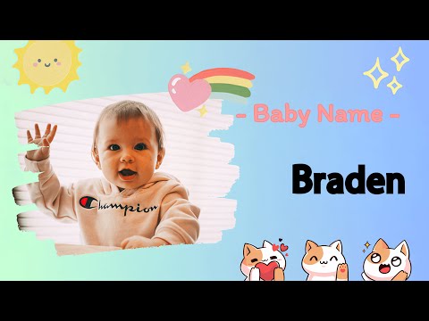 BRADEN | Braden name meaning | Boy Name Meaning | Salmon (2023)