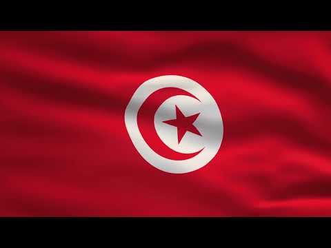 Tunisia Flag Animation | 4k | Flags of the World