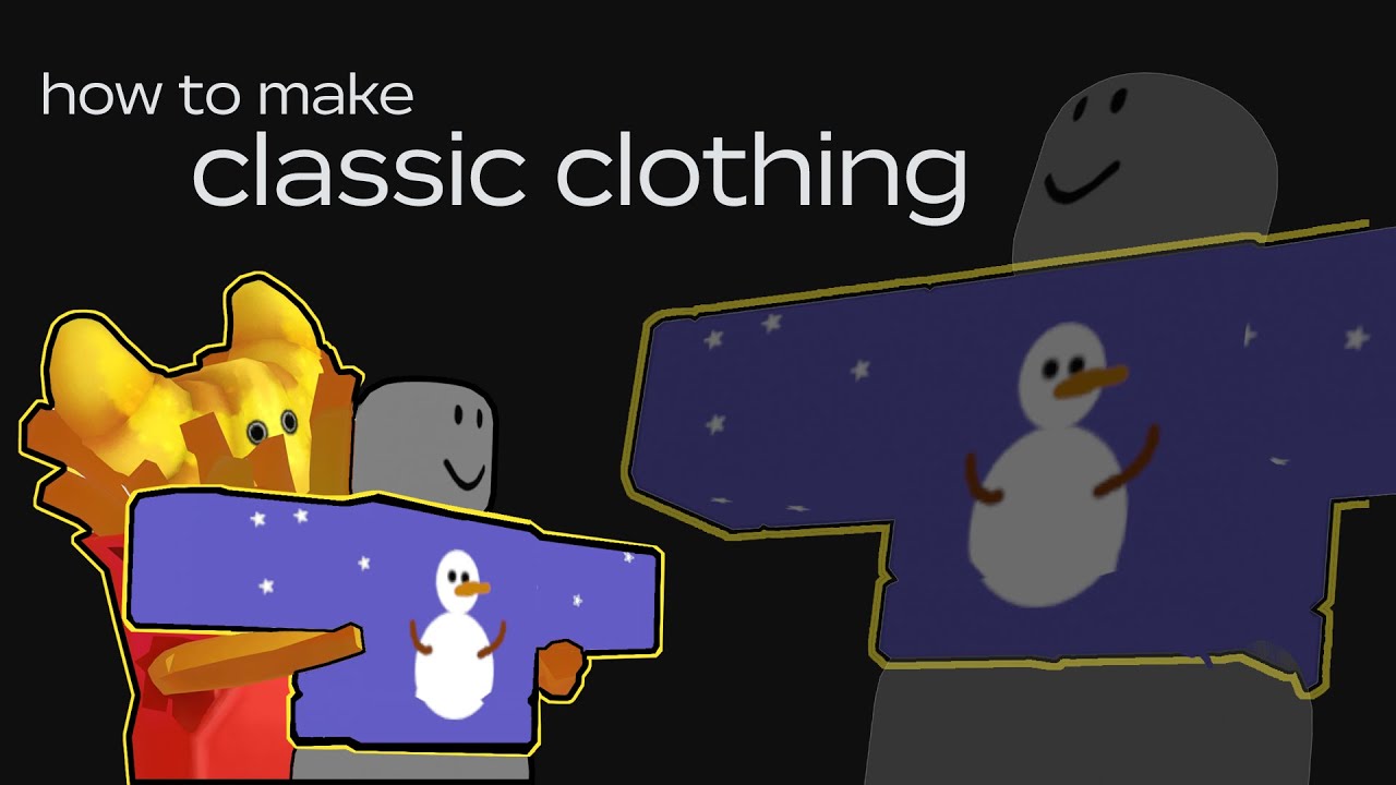 How to create and sell your first classic clothing item on Roblox