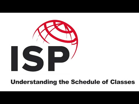 Understanding your Schedule of Classes