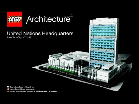 LEGO Architecture United Nations Headquarters 21018 Instructions DIY