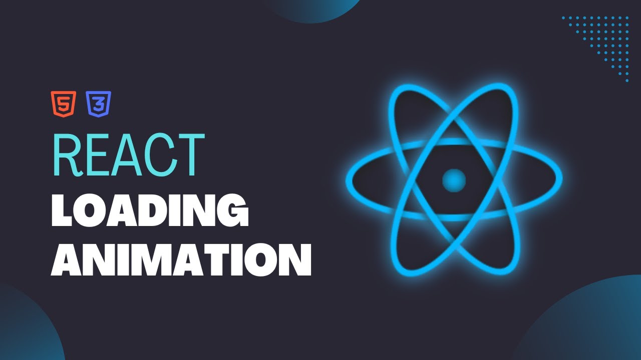 React Loader Spinner with Html CSS | React Preloader CSS | React Loader CSS