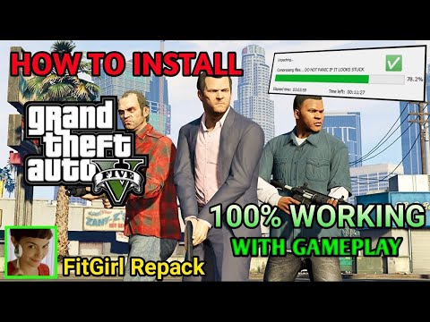 GTA 5 2025 FitGirl Repack Installation Guide 100% Working Tutorial + Gameplay 53GB 🕹️🔥