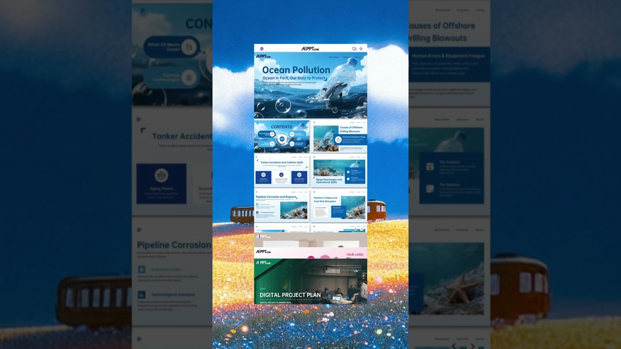 AiPPT — professional templates, one click away. #aippt #templates