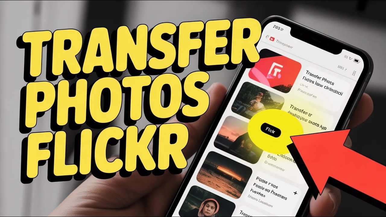 How to Transfer Photos with Flickr - Easy Tutorial