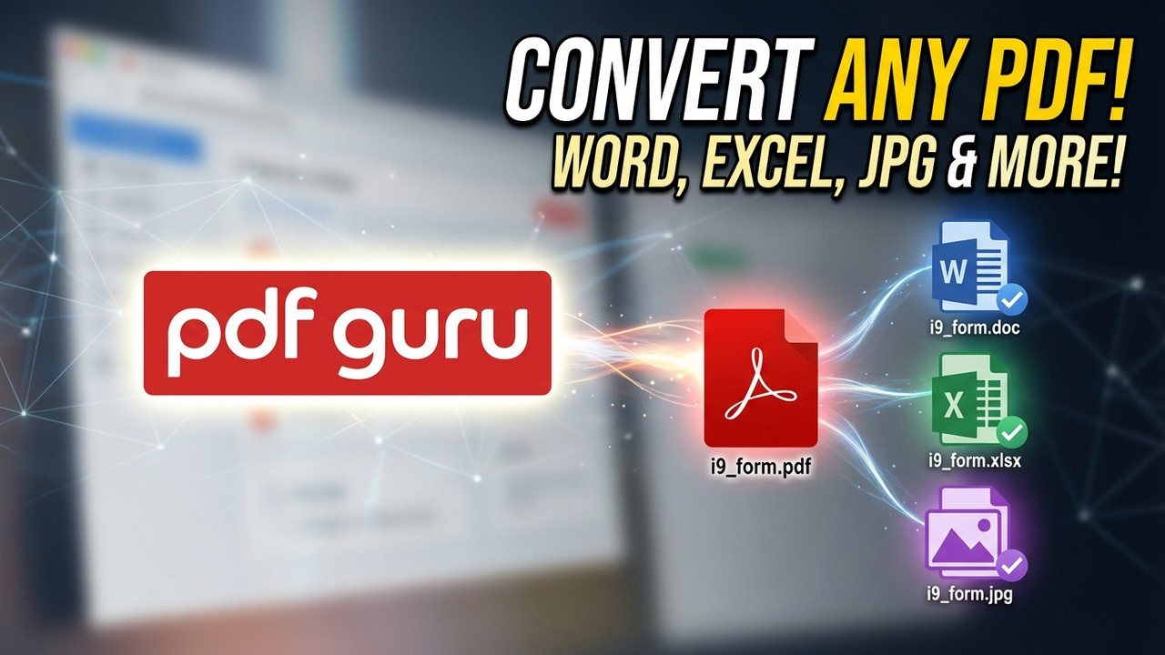 PDF Converter Tool — Word, JPG, Excel and More