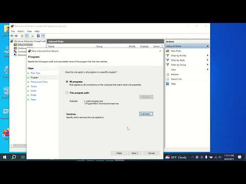 How to allow icmp ping in windows firewall.