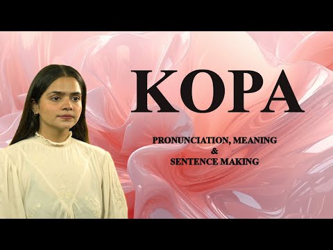 Kopa - Meaning & Pronunciation Word World Audio Video Dictionary