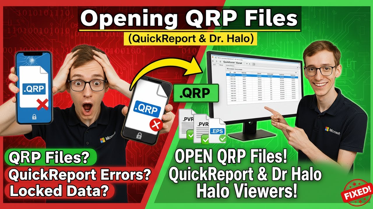 Opening QRP Files: QuickReport & Dr. Halo