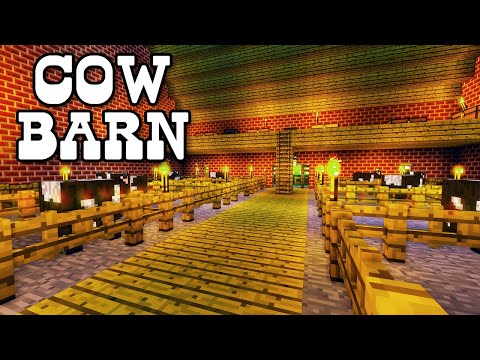 watch this how to build a cow farm [with breeding] | minecraftcow
