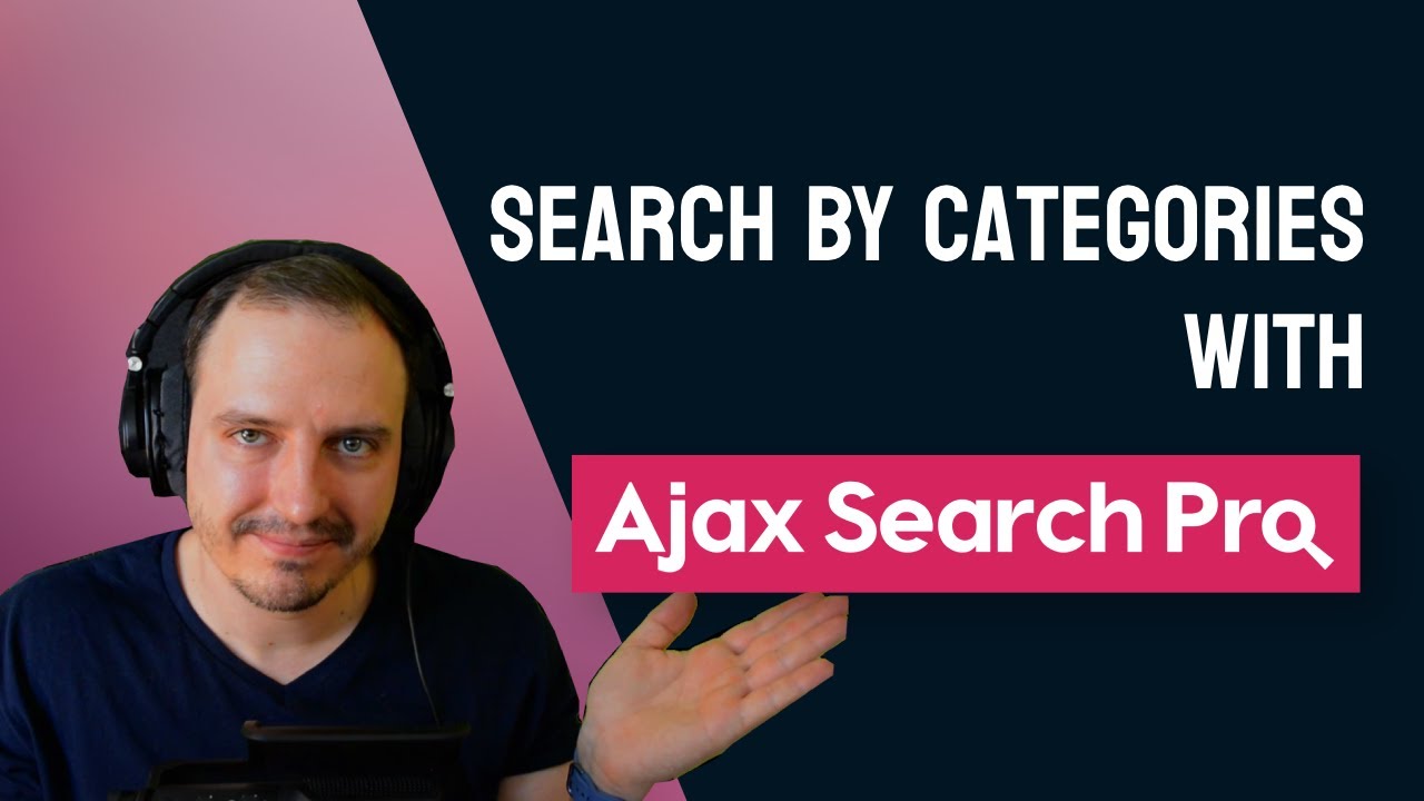 Search by Categories with Ajax Search Pro for WordPress