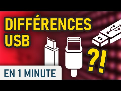 Les différents types d'USB
