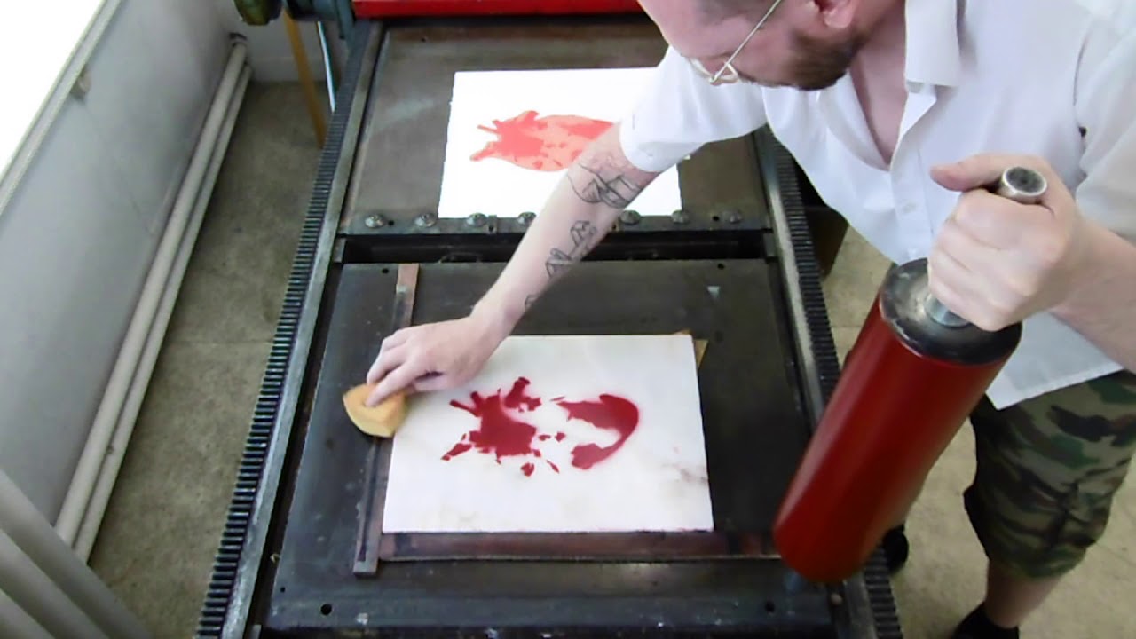 Offset Marble Lithograffiti