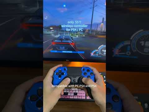 Gaminja controller for $5 ps4 & pc support, cool touchscreen!