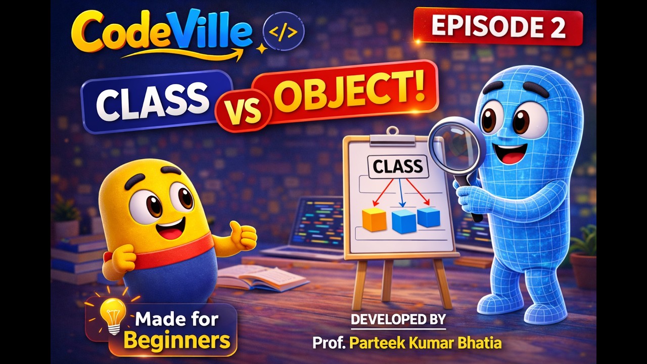 Class vs Object Explained (Meet Classy & Ollie!) | CodeVille Ep. 2