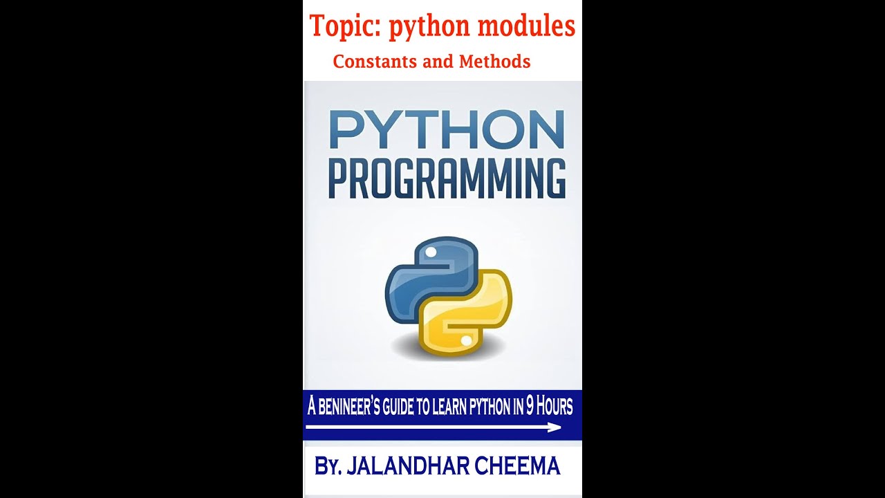 Python Modules: math constants and methods