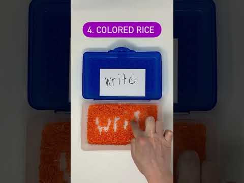 5 super simple and FUN sight word sensory bins! ๐