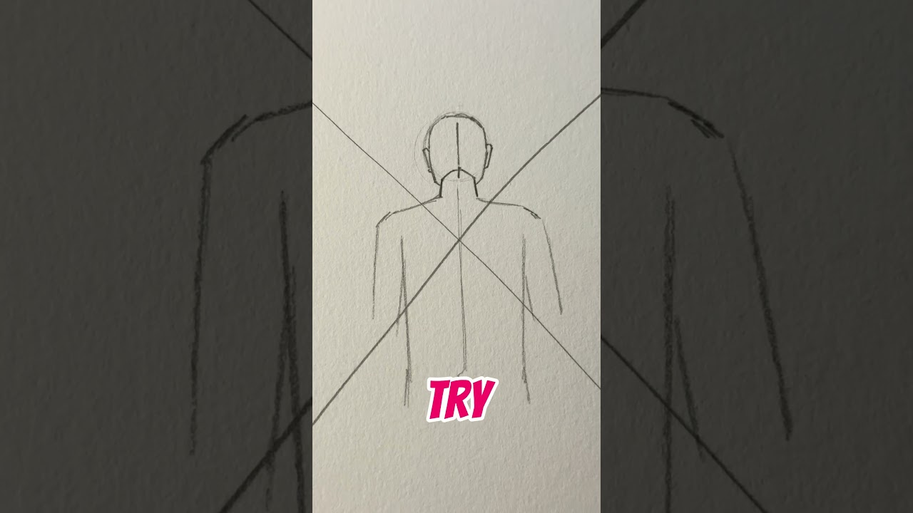 How to draw body from back perspective || Jmarron