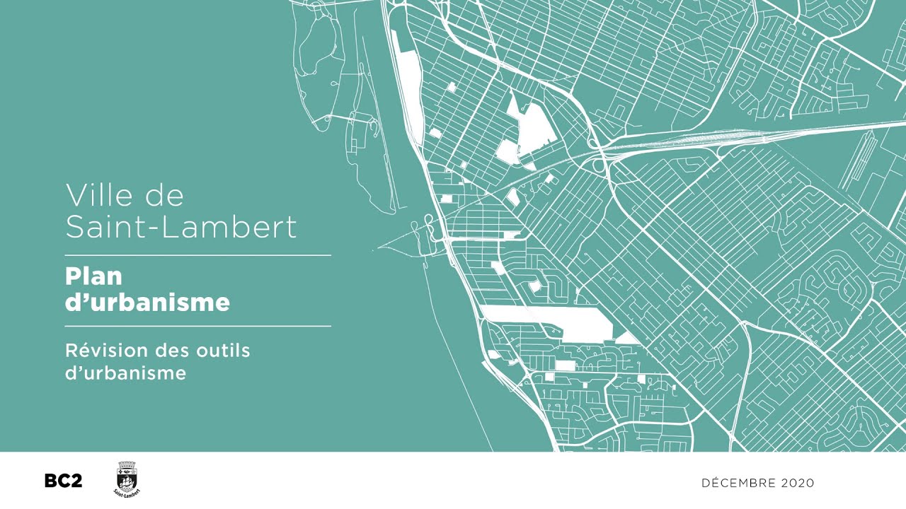 Plan d'urbanisme préliminaire : grandes lignes