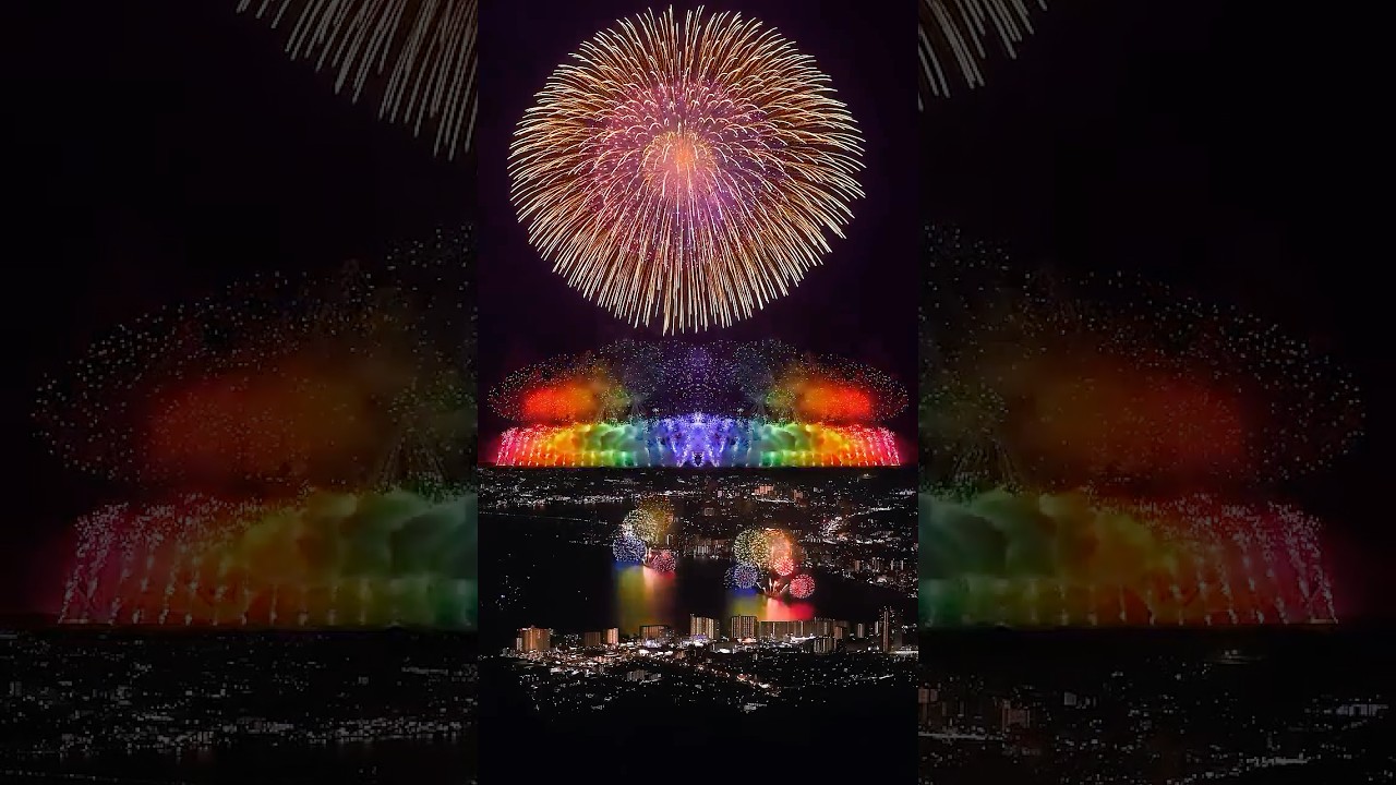 Spectacular | New Year Fireworks 🎆 #HappyNewYear #fireworks #ytshorts #2026 #real #viral #highlight