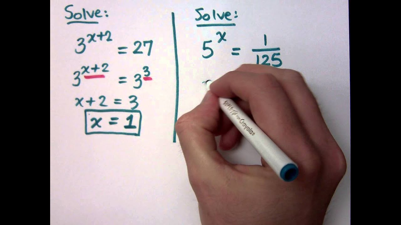 College Algebra - Part 147 (Exponential Functions - Equations)