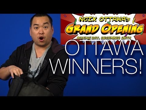 Ottawa Store Giveaway Winners!