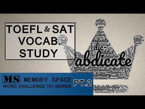 Word Challenge 101 | Abdicate | PT. 2 | Memory Space