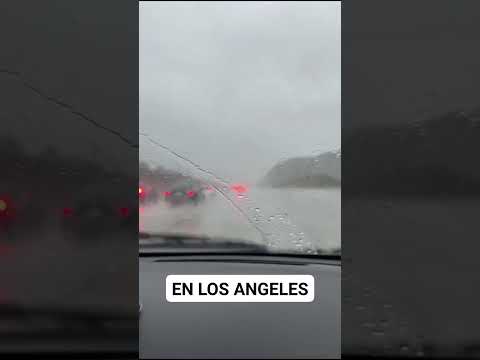 LAS FUERTES LLUVIAS EN LOS ANGELES 2024#california #losangeles