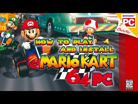 How to Play and Install Mario Kart 64 PC (decompile port) with custom track moding