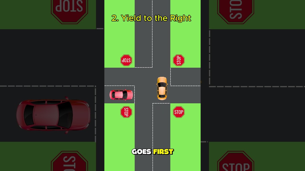 4-Way Stop Rules Every Driver Must Know 🛑 (Driving Tips)