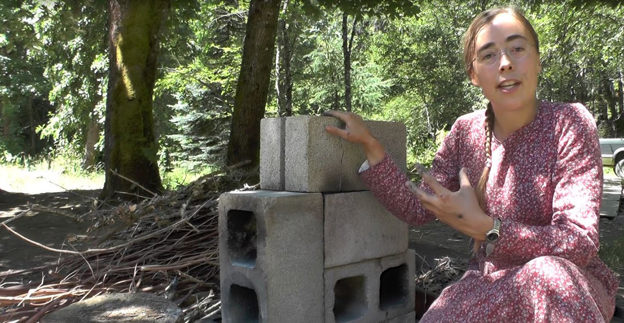 Improved Rocket Stove - Cinder Blocks EASY!