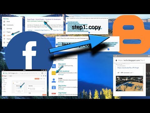 HOW TO | Embed Facebook Page To Blogger Or Website