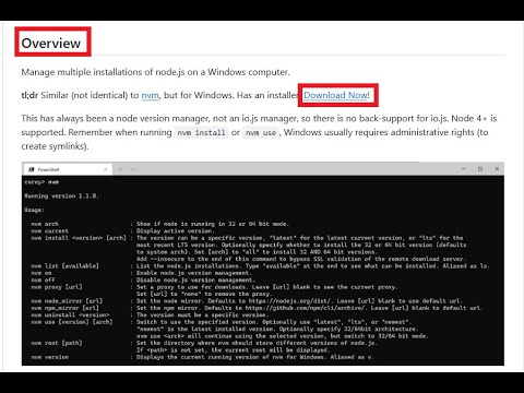 fast way nvm windows install