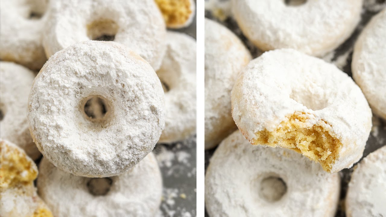 1 NET CARB Keto Donuts | Powdered Sugar Low Carb Donuts | Perfect FOR A KETO BREAKFAST or DESSERT