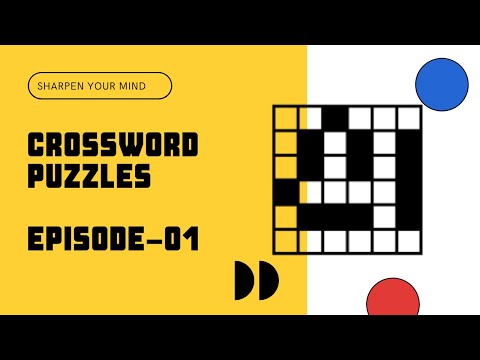 Easy Crossword Puzzles | Sharpen Your Mind | Ep1