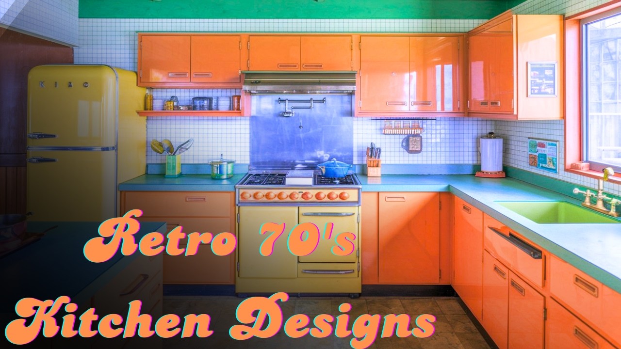 American Retro Kitchen Design Ideas | 50's, 60's, 70's, 80's, and 90's Nostalgia
