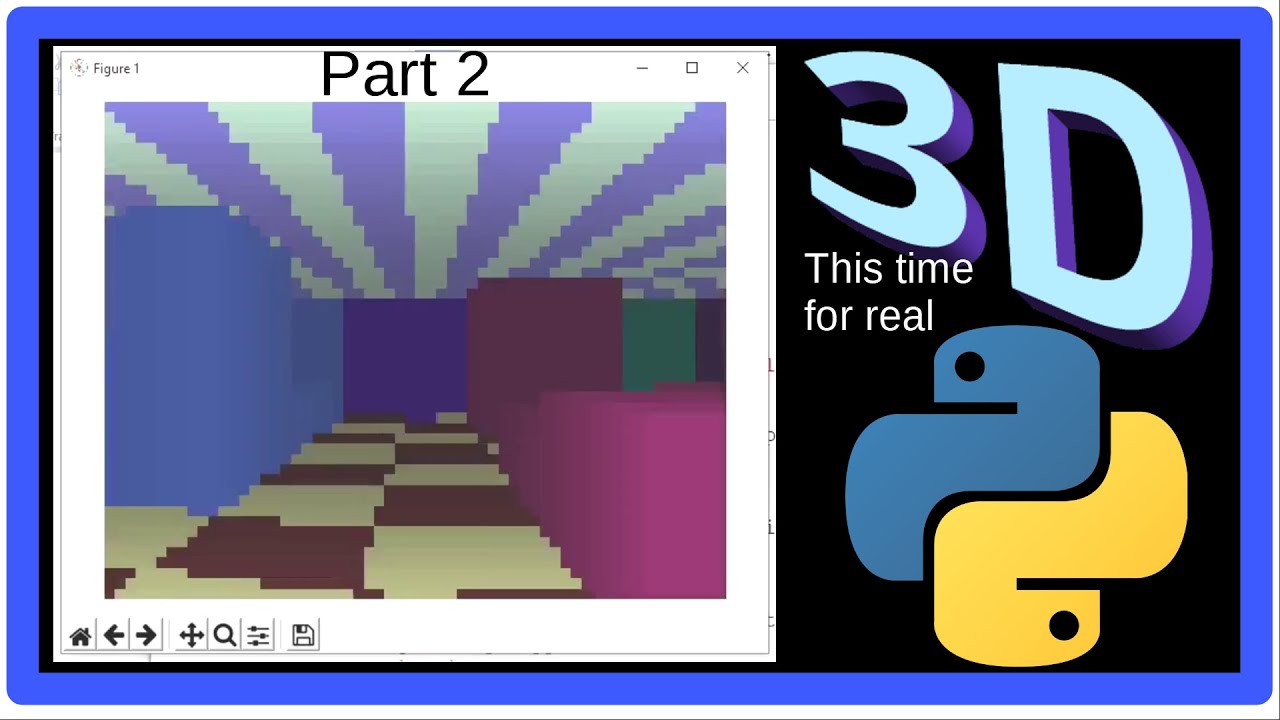 Proto ray tracing - how to make simple 3D game in Python with ray casting