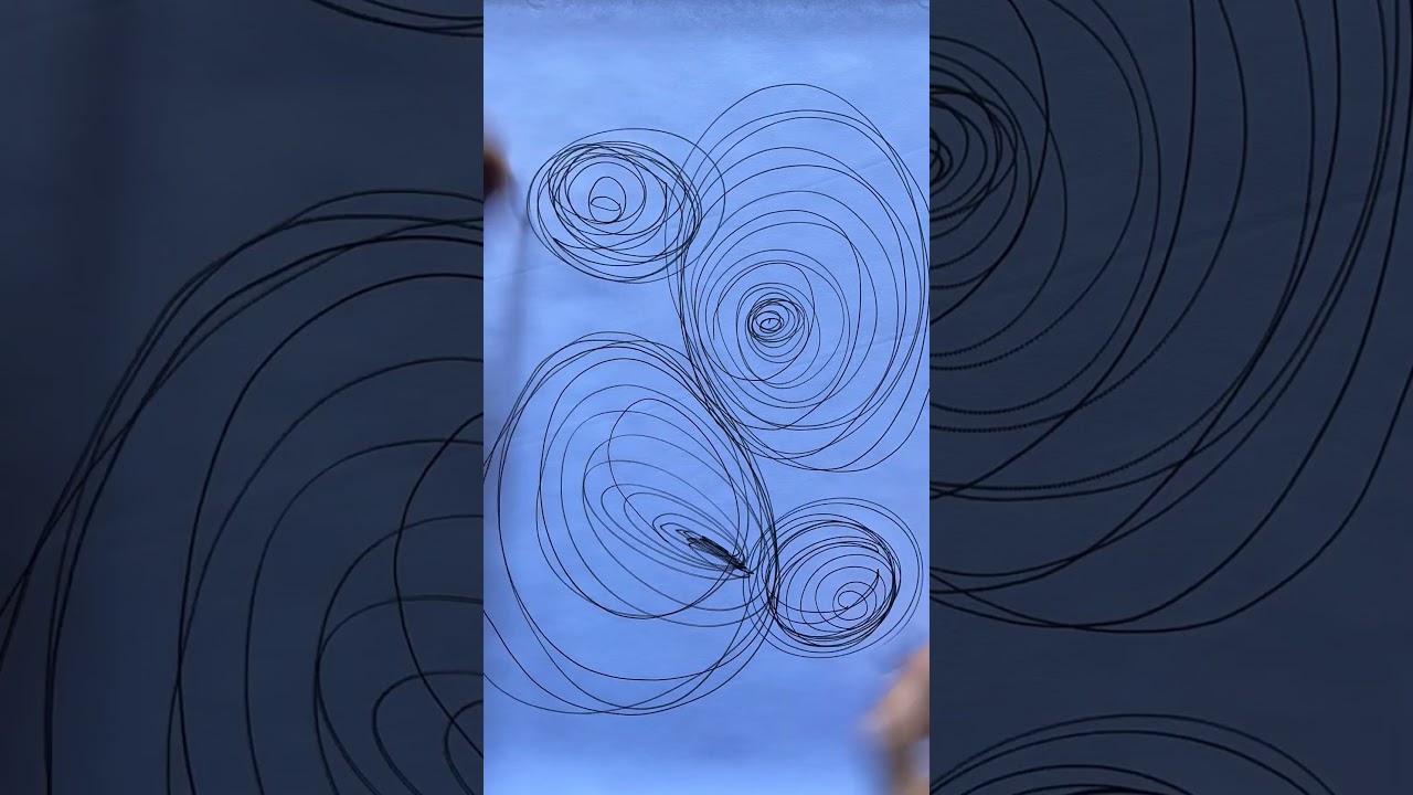 Sketching Practice - Brain Training Spirals #meditativedrawing