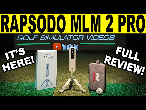 RAPSODO MLM 2 PRO REVIEW! Best New Home Golf Simulator? (FIRST LOOK ...