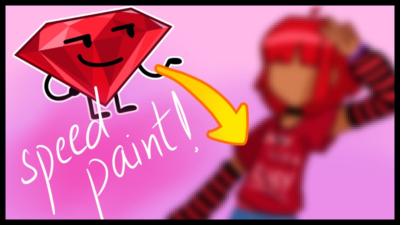BFDI Ruby as HUMAN!? [Speedpaint]