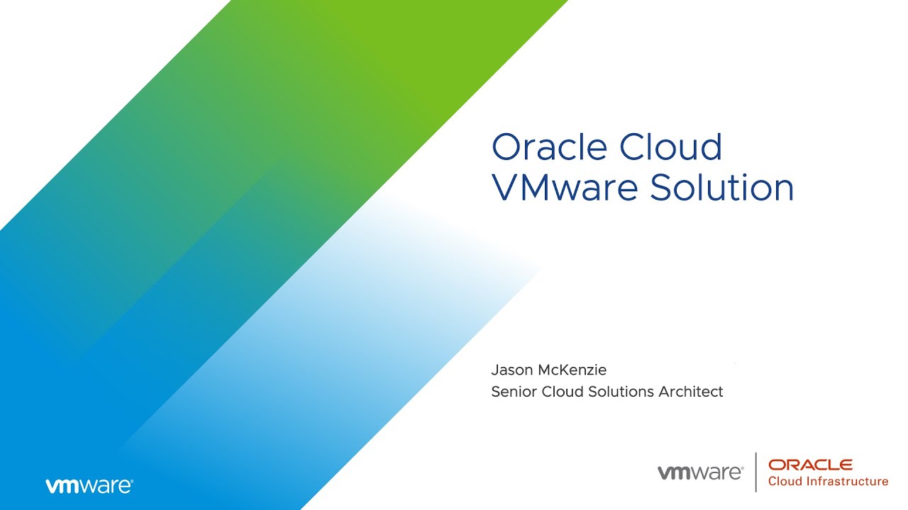 Deploying Oracle Cloud VMware Solution SDDC