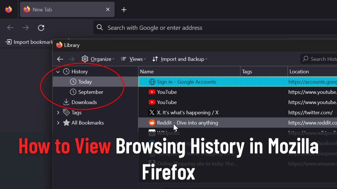 How to View Browsing History in Mozilla Firefox (Guide)