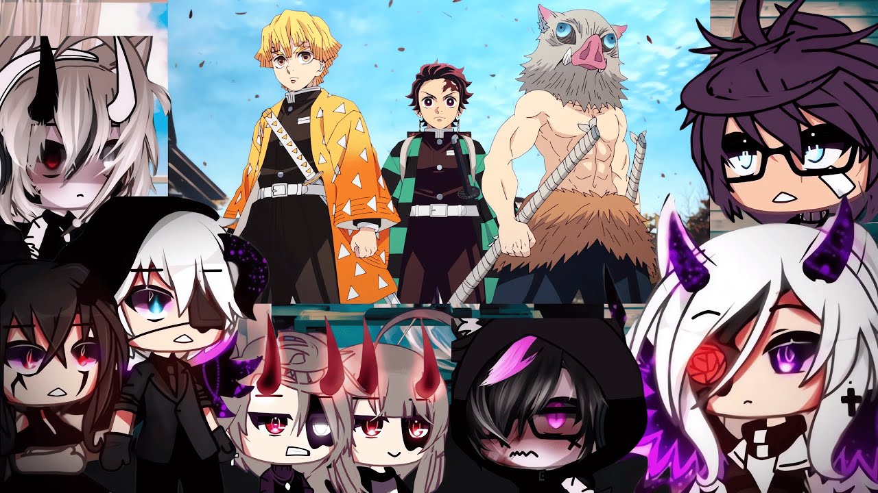 Demon Slayer but it's only headbutts // Gacha React