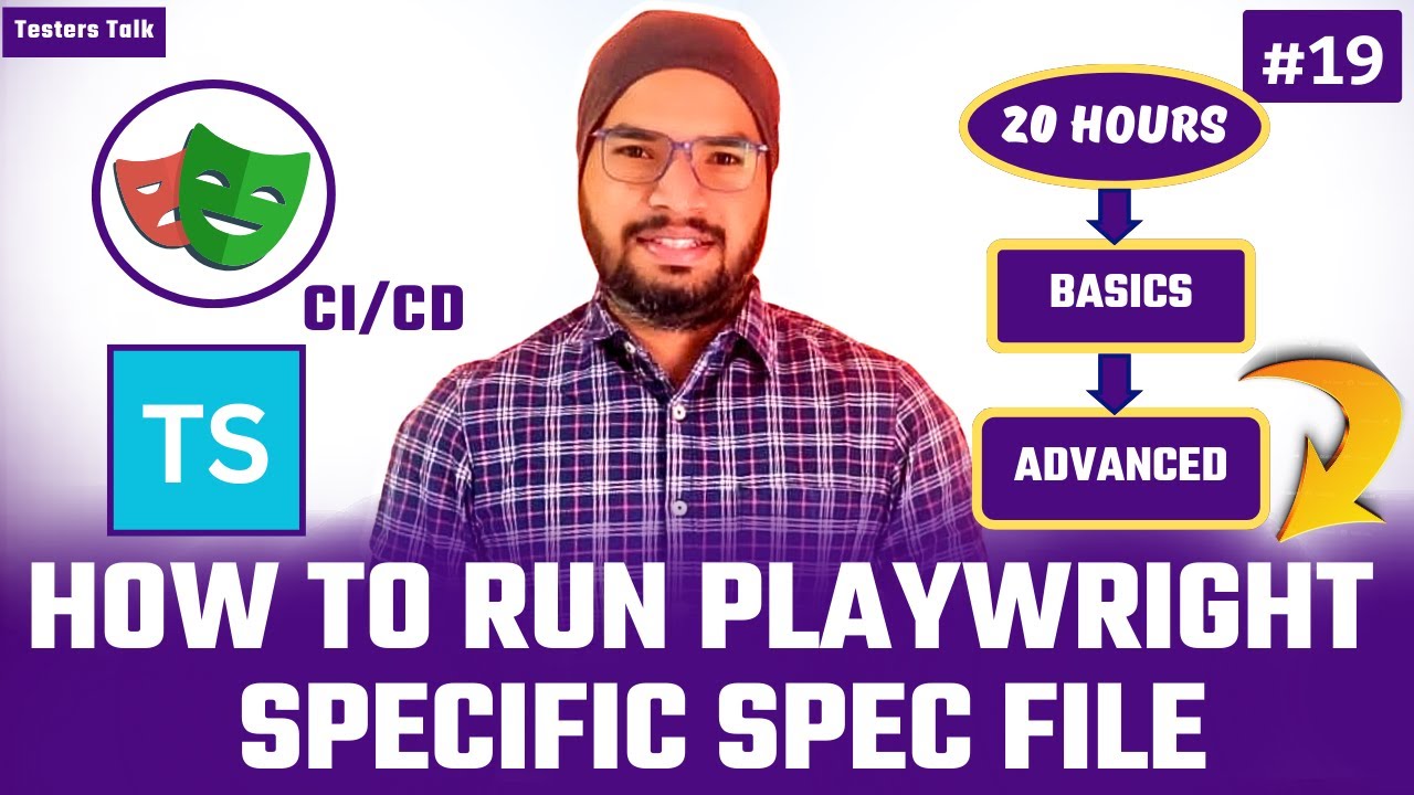Playwright TypeScript #19 Running Specific Spec File | Playwright Automation Tutorial