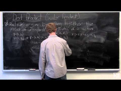 Vectors: Dot Product