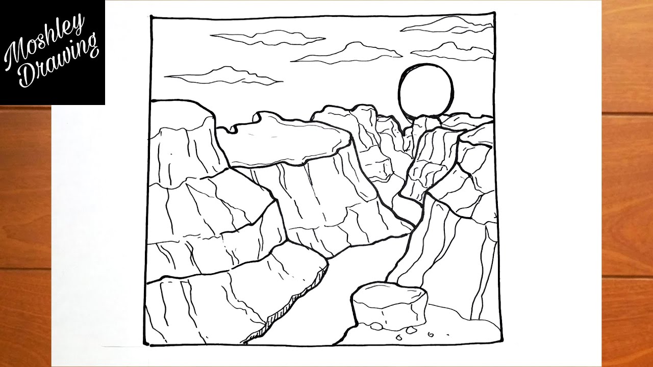 How to Draw The Grand Canyon