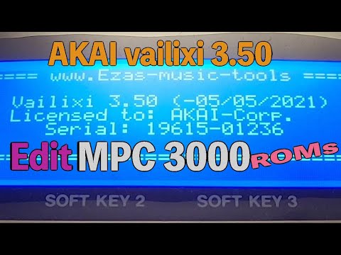 mods ROM AKAI MPC 3000 Edit vailixi 3.50 (EZAS/sampler